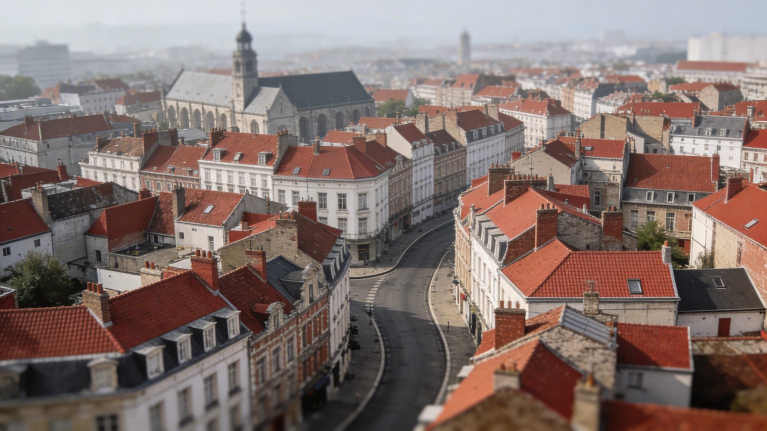 Superficie de Lille : 35 km² au cœur du Nord de la France